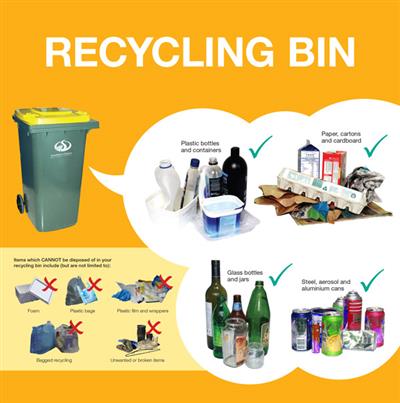 What goes in my bins? - Southern Downs Regional Council